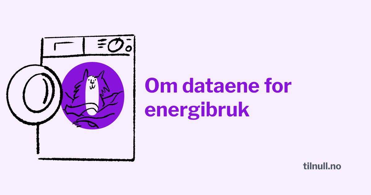 Om dataene for Energibruk